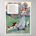 Mother Goose Nursery Rhyme Ride Away Nursery Poster | Zazzle