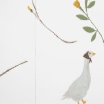 Mother Goose Yellow Wildflower Nursery Wallpaper | Zazzle