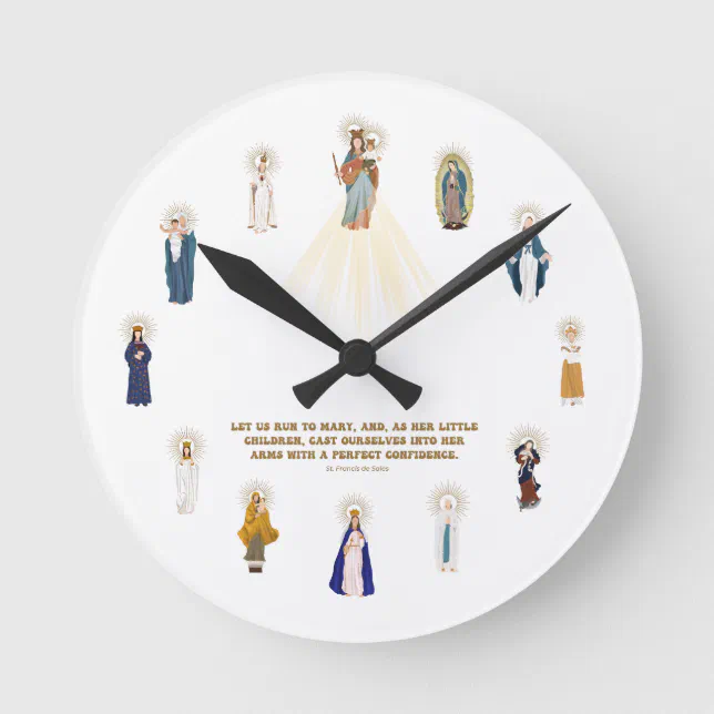 Mother Mary Clock | Zazzle
