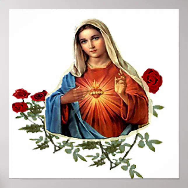 mother mary poster | Zazzle