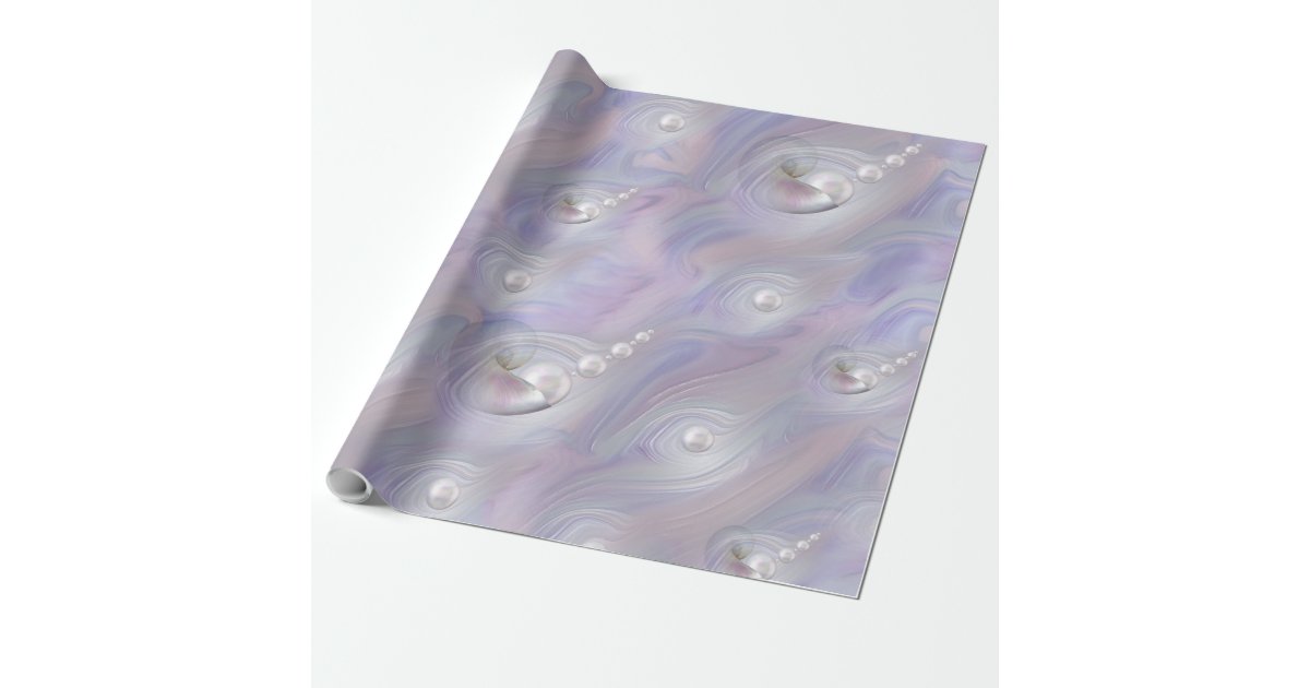 Mother of Pearls giving Birth to a Pearl Wrapping Paper | Zazzle