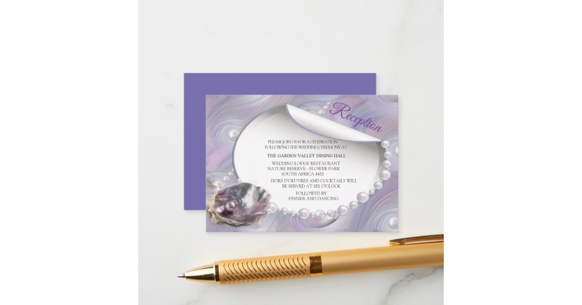 Mother of Pearls Merged like Liquid Swirls Enclosure Card | Zazzle