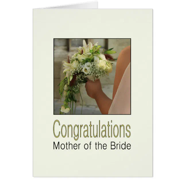 mother of the bride congratulations | Zazzle
