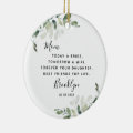 Mother of the Bride Keepsake Ceramic Ornament | Zazzle