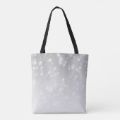Mother Of The Bride Silver Bokeh Sparkle Lights Tote Bag | Zazzle