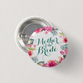 Mother of the Bride Wedding Pin Button | Zazzle