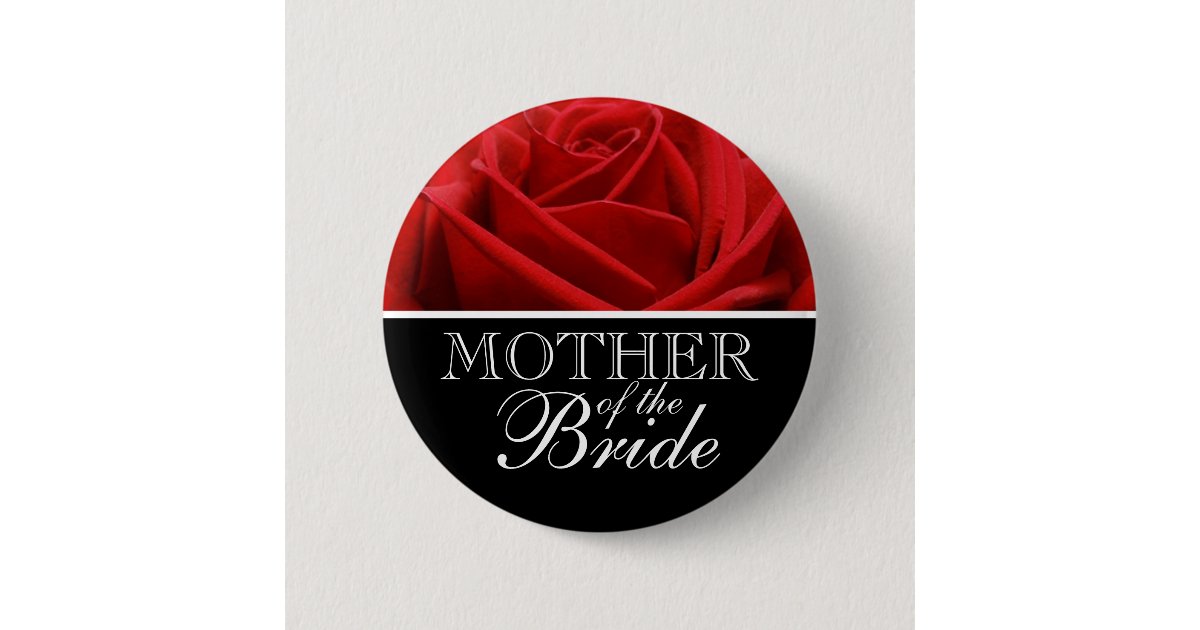 Mother Of The Bride Wedding Pins | Zazzle