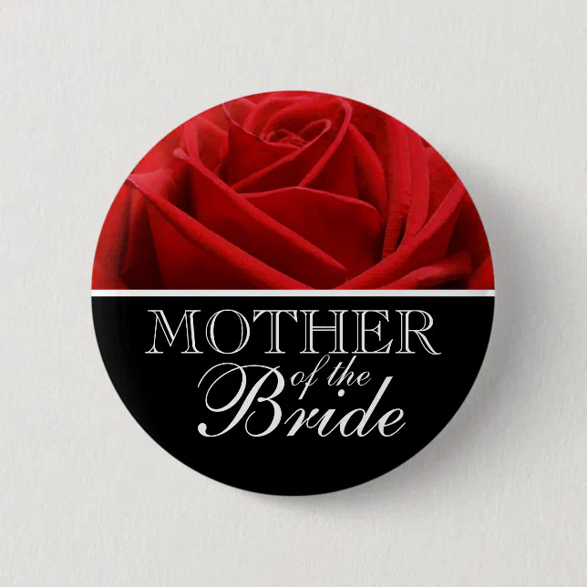 Mother Of The Bride Wedding Pins | Zazzle