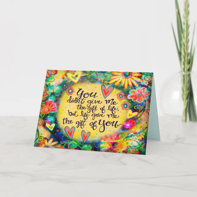Mothers Day Bonus Mom Inspirivity Stepmom Card Zazzle