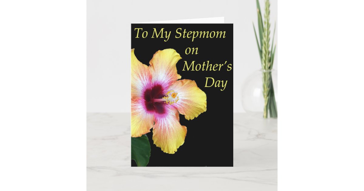 Mothers Day Card For Step Mom Zazzle 0507