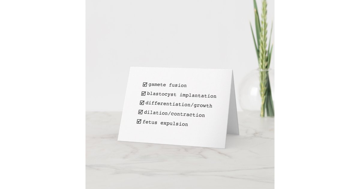 Mother's Day Checklist Holiday Card | Zazzle