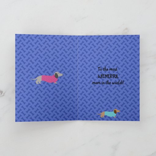 Mother's Day Dachshund Card | Zazzle