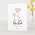 Mother's Day Elephants Mom And Baby Card | Zazzle