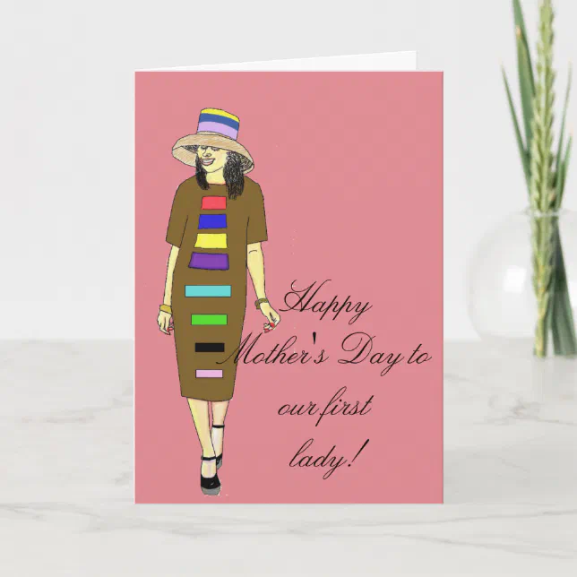 Mother's day for first lady card | Zazzle