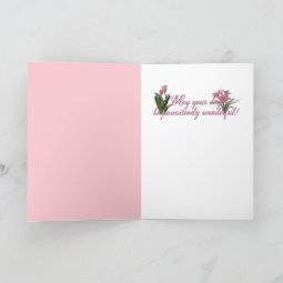 Mothers Day - Pink Tulips - Bichon Frise Card | Zazzle