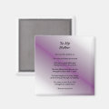 Mother's Poem Magnet | Zazzle