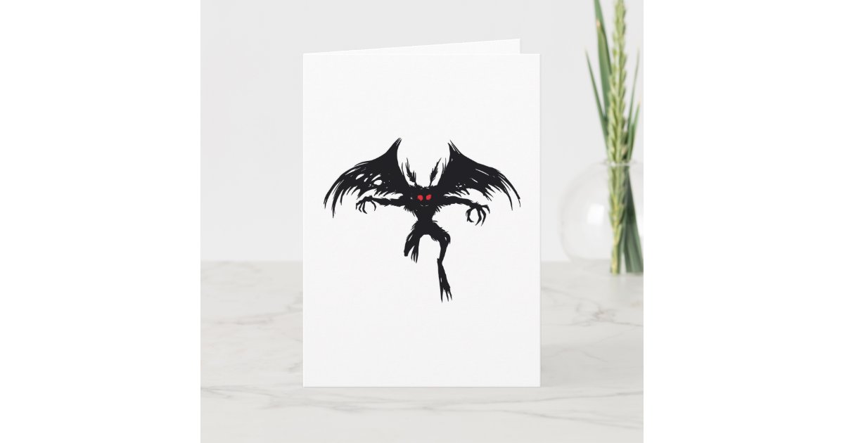 MOTHMAN CARD | Zazzle