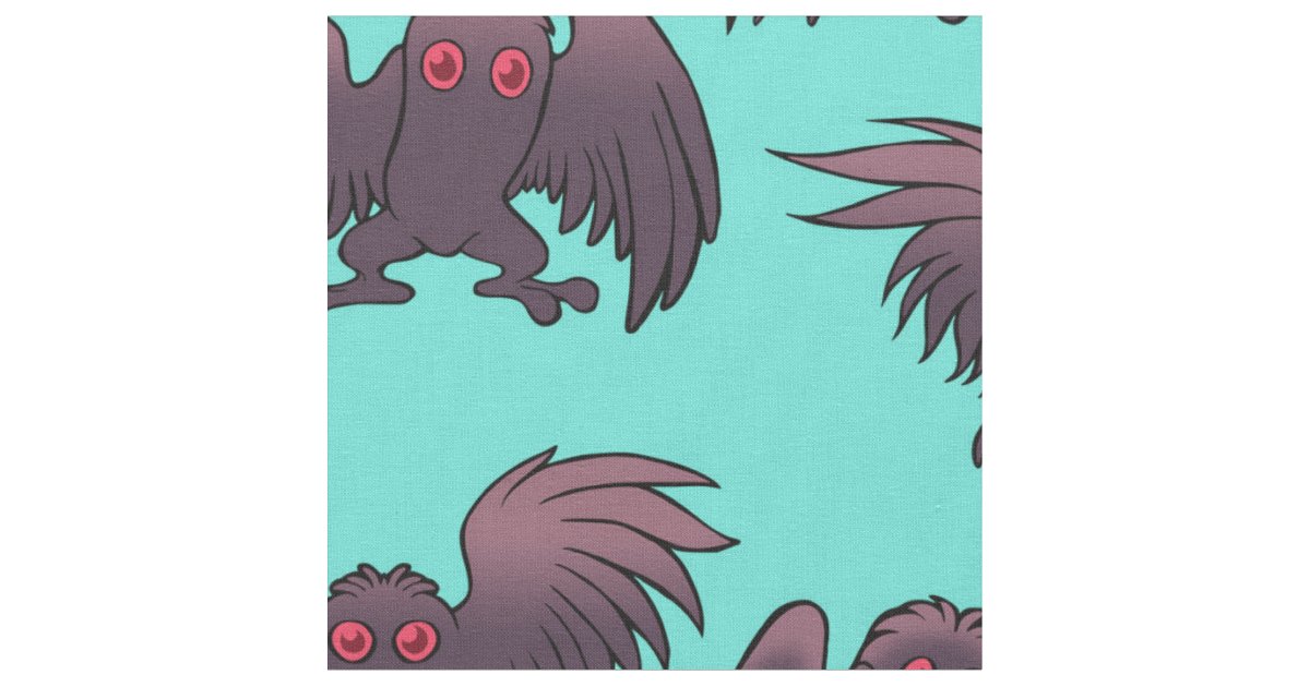 Mothman fabric | Zazzle