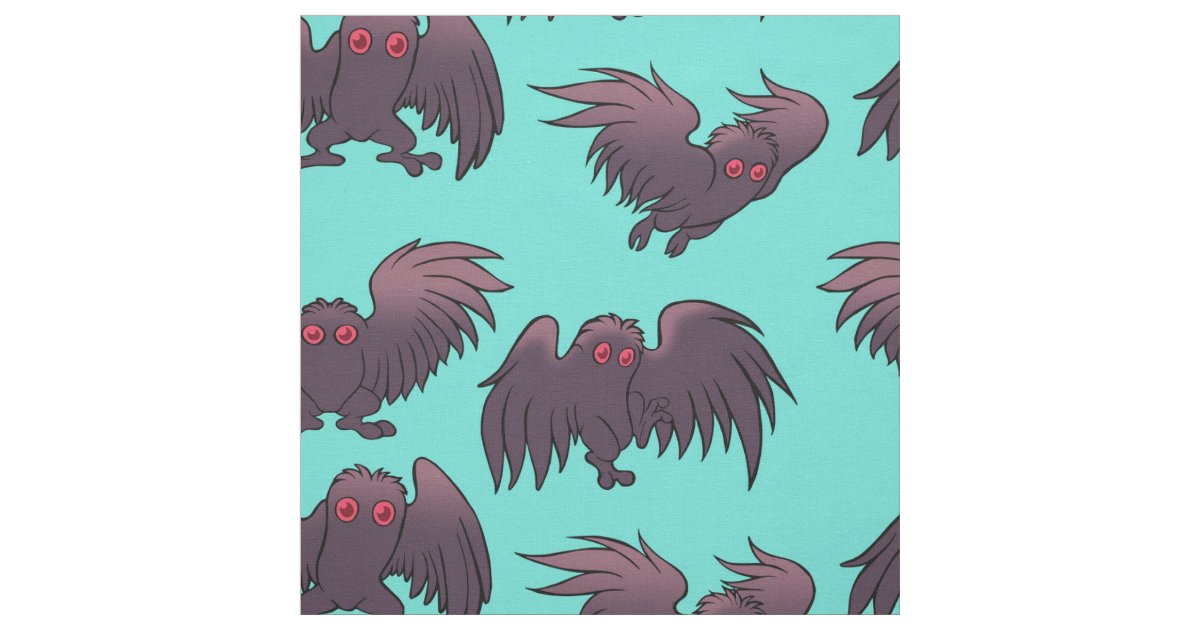 Mothman fabric | Zazzle