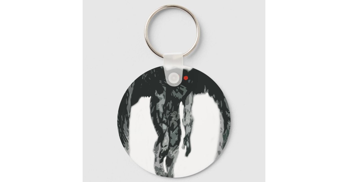 Mothman Keychain | Zazzle