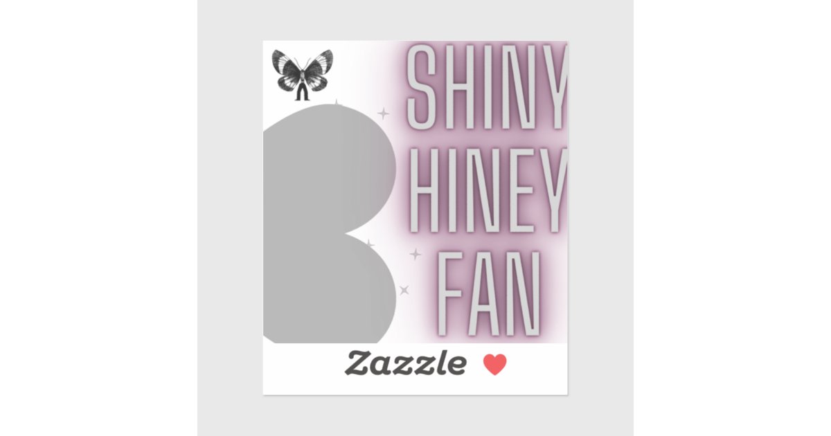 Mothman Shiny Hiney Fan Sticker | Zazzle