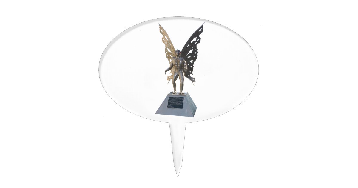 Mothman Statue from Point Pleasant West Virginia Cake Topper | Zazzle