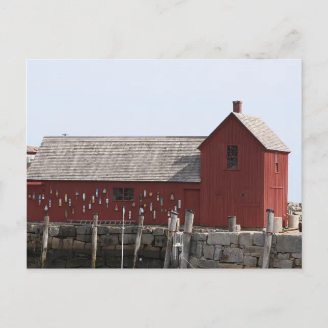 Motif Number 1 - Red Lobster Shack - Rockport, MA Postcard | Zazzle