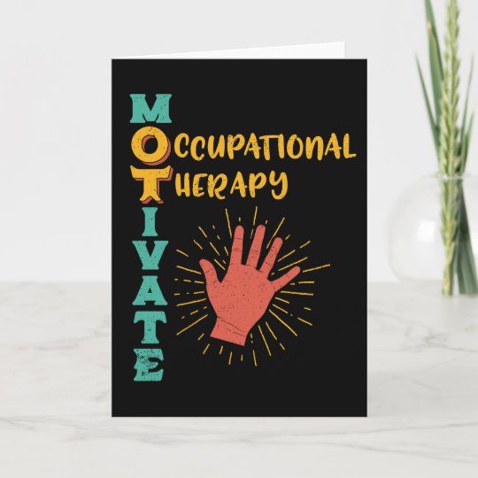 Motivate OT Occupational Therapy Therapist Card | Zazzle.com