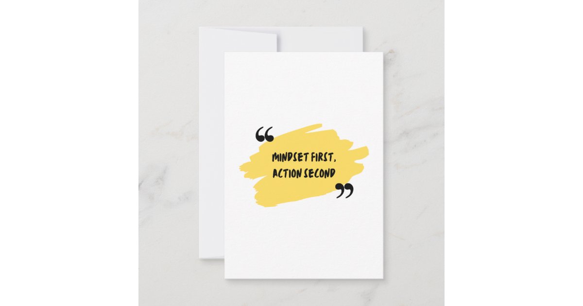 Motivating Mindset First Thank You Map | Zazzle