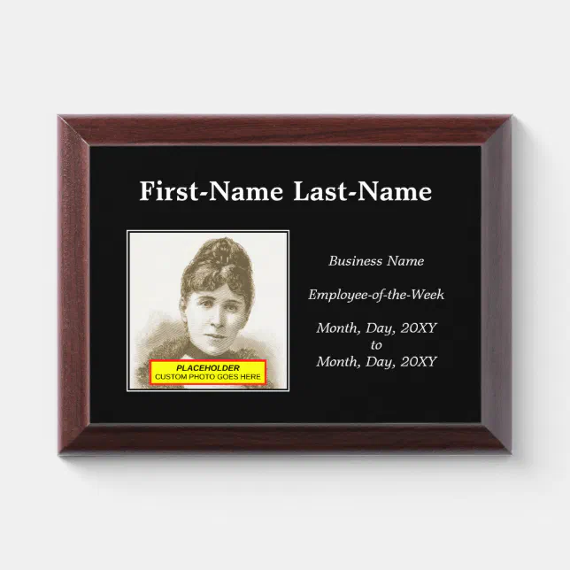 Motivational, Basic Team Member Recognition Award Plaque | Zazzle