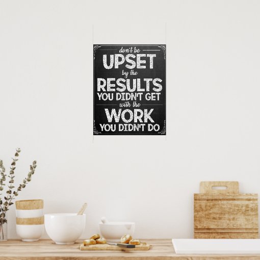 Motivational Black and White Classroom Poster | Zazzle