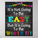 Motivational Classroom Poster | Zazzle
