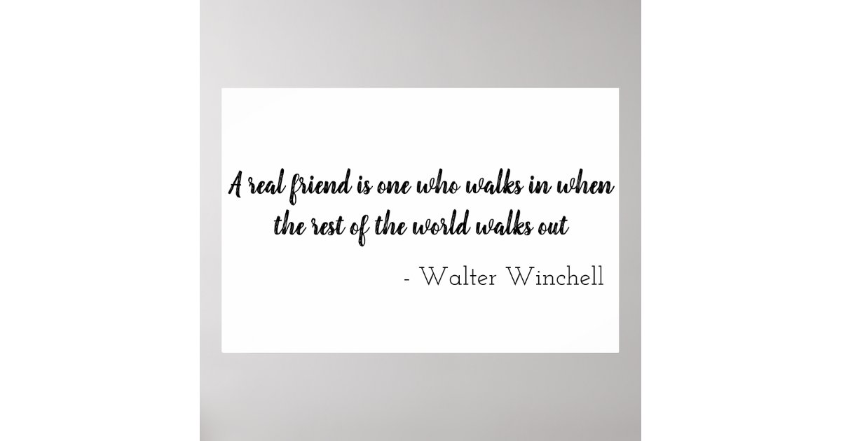 motivational friends quote poster | Zazzle