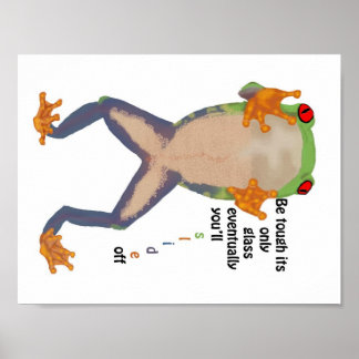 Frog Motivational Posters | Zazzle
