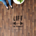 Motivational Gym Workout Fitness Floor Decals | Zazzle