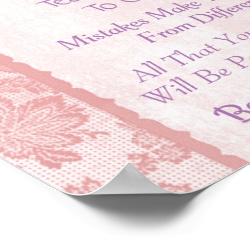 Motivational Inspirational Life Quotes For Girls Poster | Zazzle