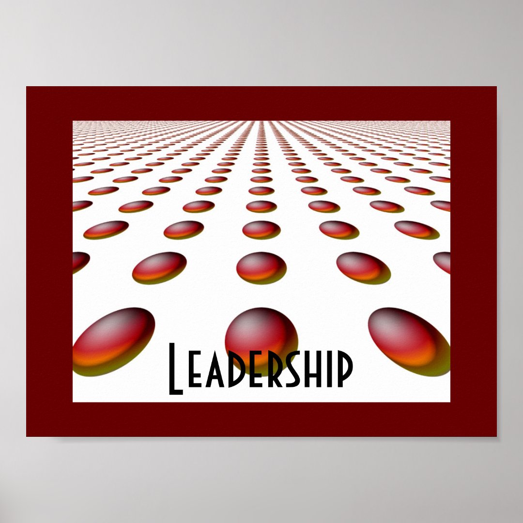 Motivational Leadership Poster | Zazzle