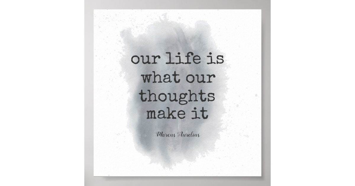 motivational literary quote paint splatter design poster | Zazzle