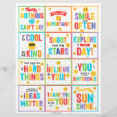 Motivational Lunch Box Notes kids Lunchbox cards | Zazzle
