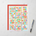 Motivational Lunch Box Notes kids Lunchbox cards | Zazzle