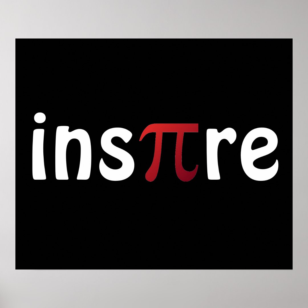 Motivational Math Inspire Pi Poster | Zazzle