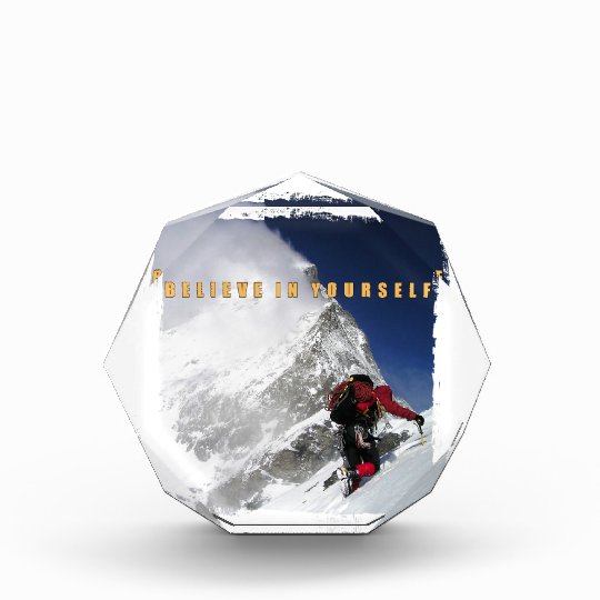 Motivational mountain climber award | Zazzle.com