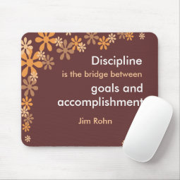 Motivational Mousepads-Goals Quotation Mouse Pad | Zazzle