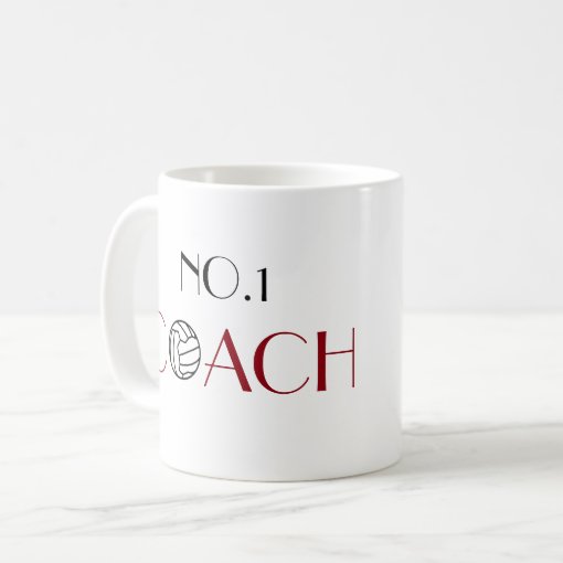 Motivational No.1 Coach Netball Coffee Mug | Zazzle