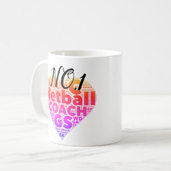 Motivational No.1 Netball Coach Coffee Mug | Zazzle