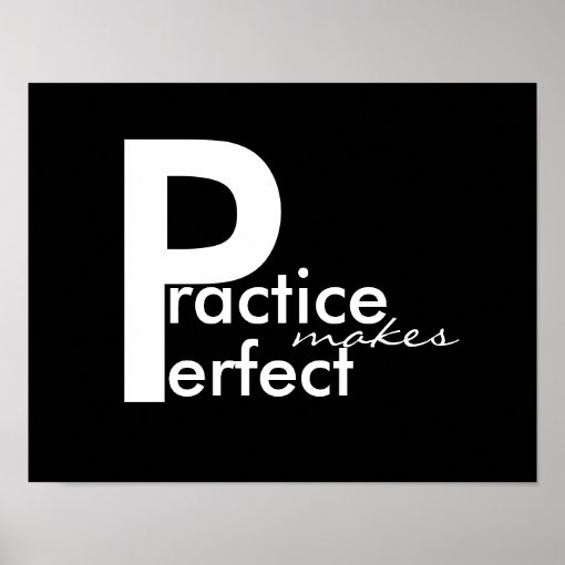 motivational poster black and white modern bold | Zazzle