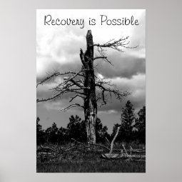 Motivational Poster-Recovery Poster | Zazzle
