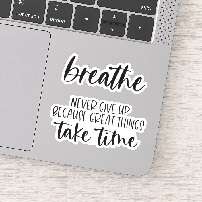 Motivational Quote Laptop and Planner Stickers | Zazzle.com