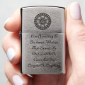 Motivational Quote Mandala Classic Zippo Lighter | Zazzle