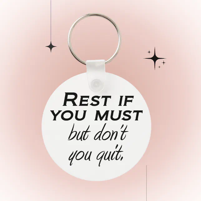 Motivational quotes keychains confidence gifts | Zazzle